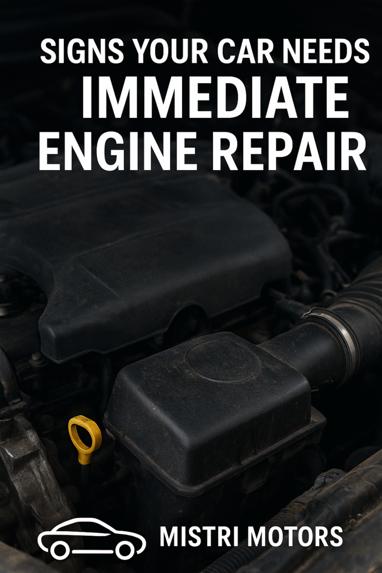 Signs Your Car Needs Immediate Engine Repair | Mistri Motors